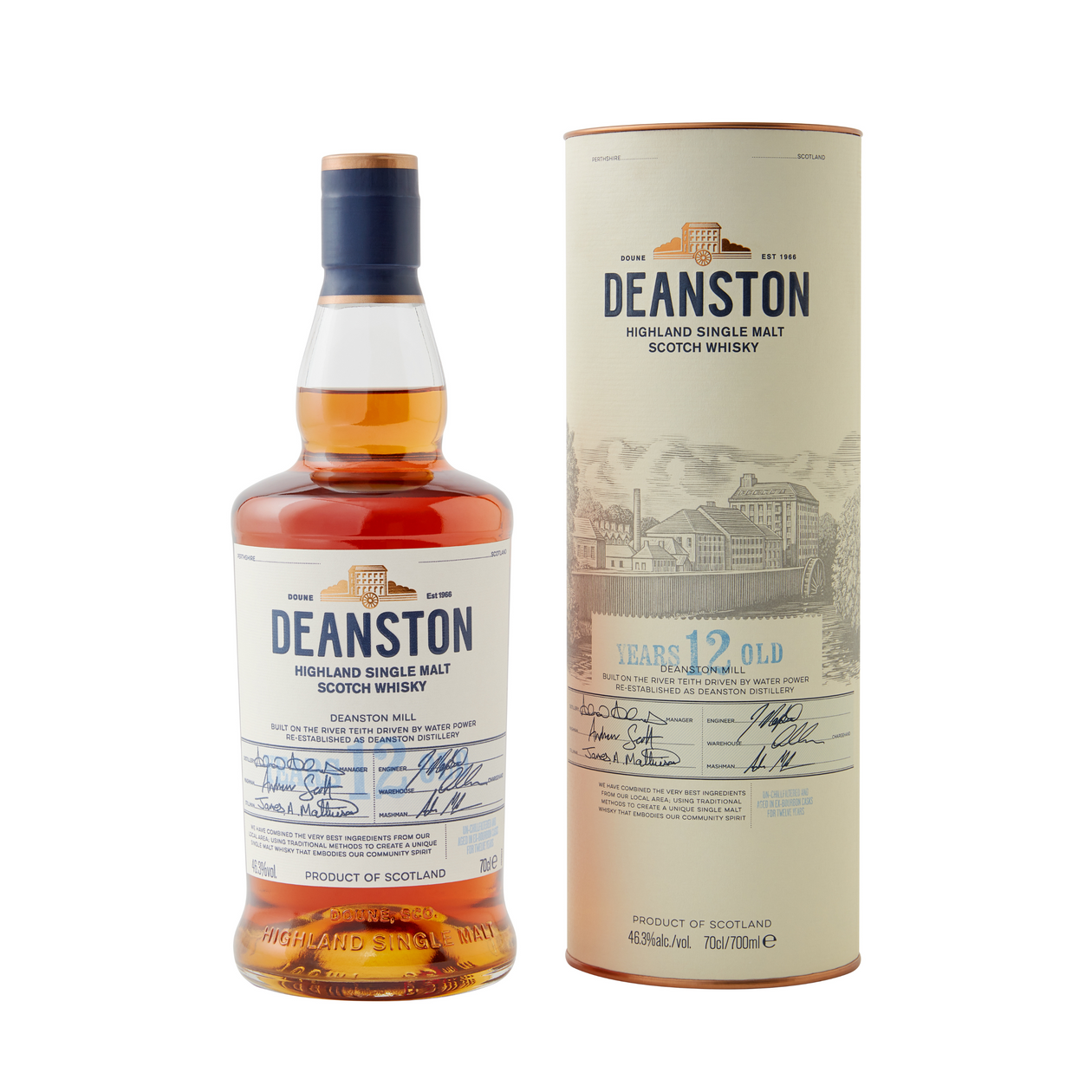 Deanston 12 | 12 Year Whisky | Deanston Distillery