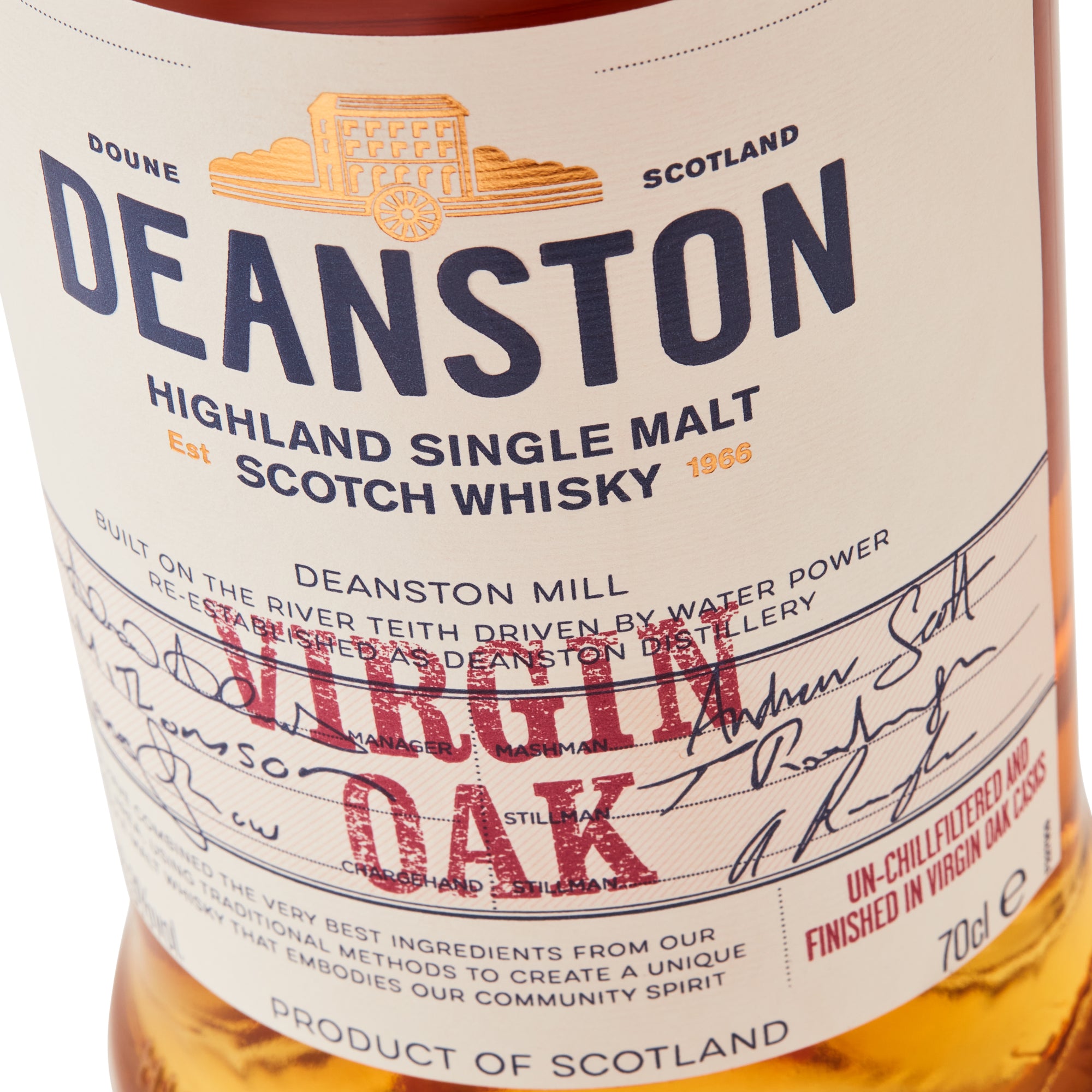 Deanston Virgin Oak | Virgin Oak Whisky | Deanston | Waxy Whisky ...