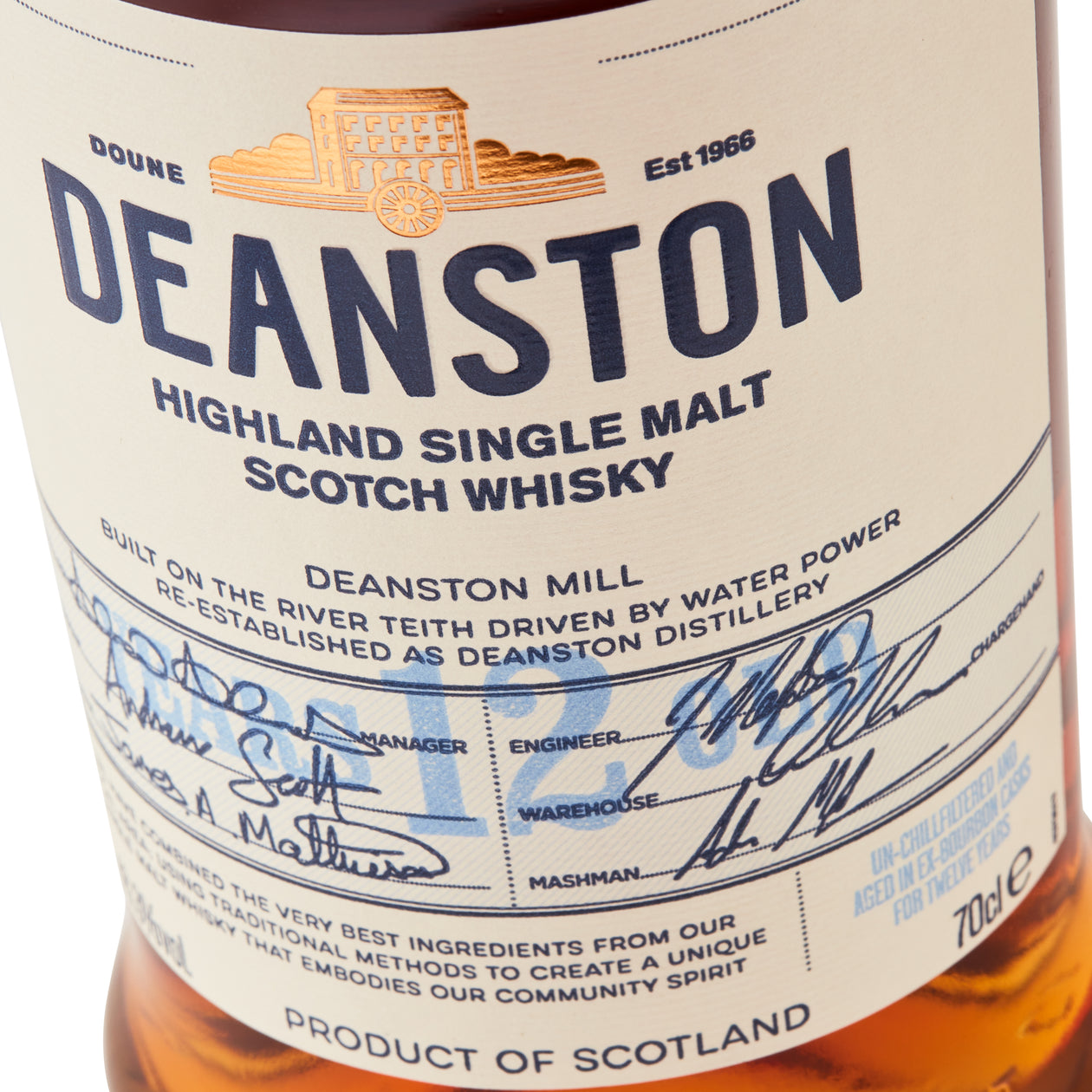 Deanston 12 | 12 Year Whisky | Deanston Distillery